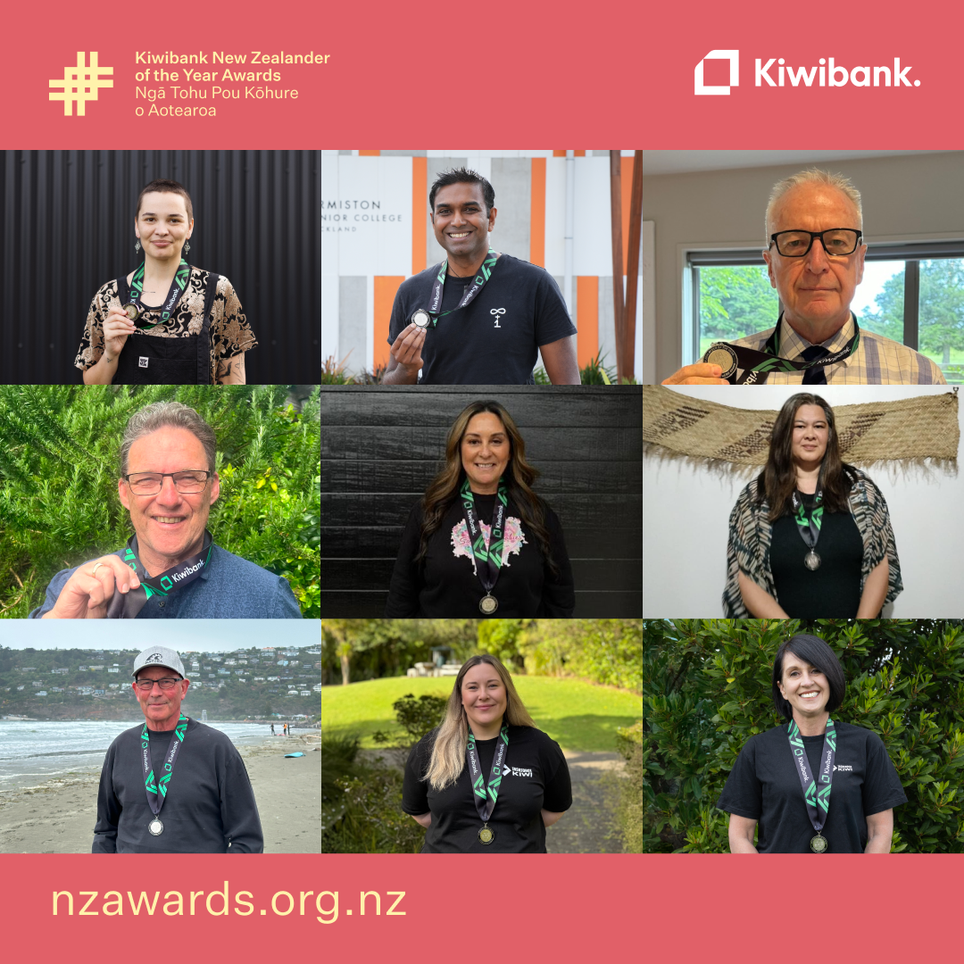 Your 2025 Local Hero Medallists - Kiwibank New Zealander of The Year Awards